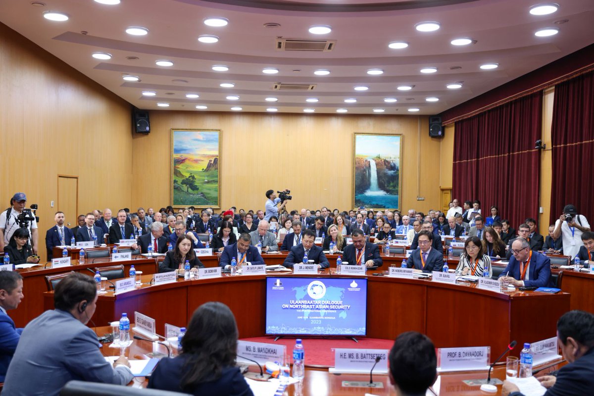 Mfa Mongolia On Twitter Rt Battsetsegbatm2 Зүүн хойд Азийн аюулгүй