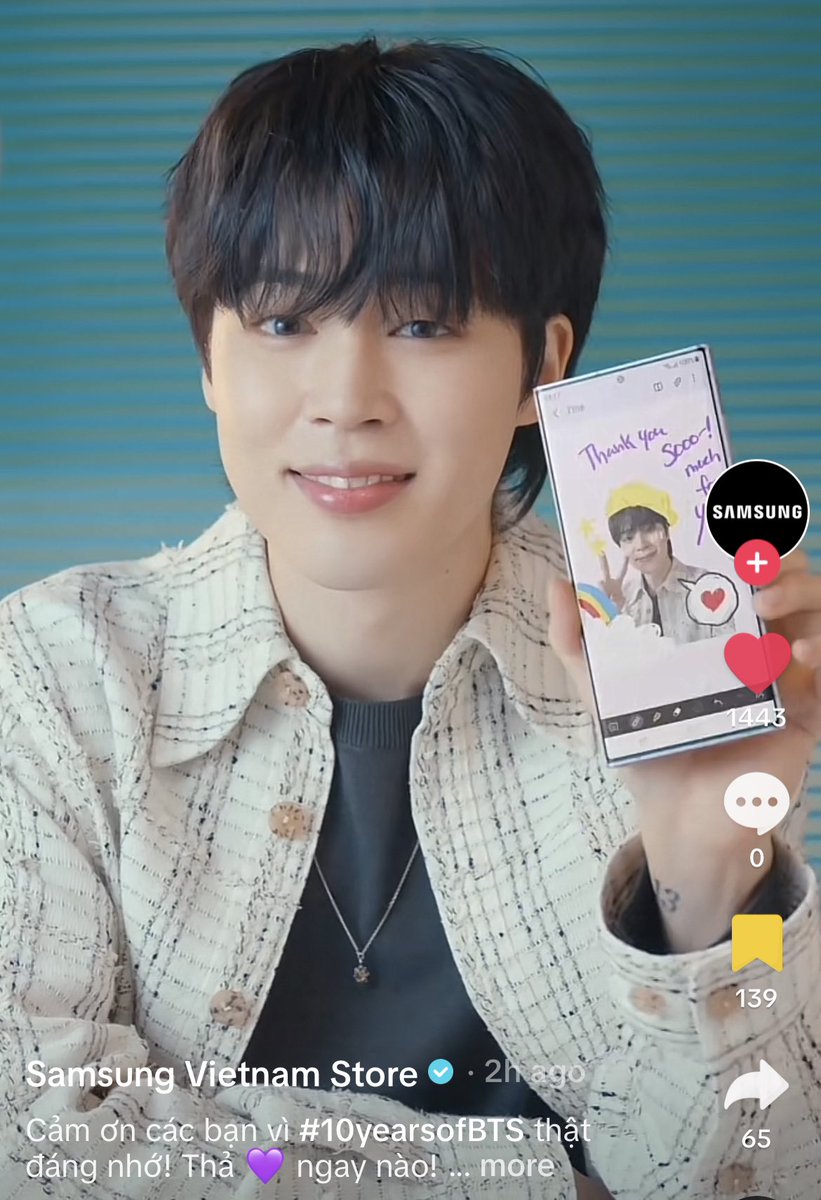 리나 ⚠️ 🐍 JIMIN IT BOY 💅 on Twitter: "RT @jiminpromotion: Samsung Vietnam Store via TikTok also ...