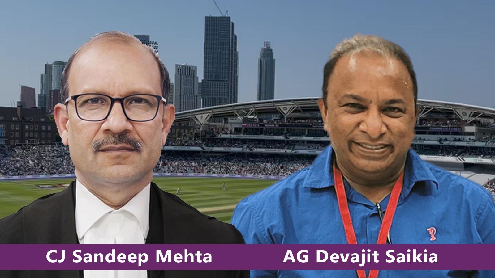 Bar & Bench on Twitter: "#CourtroomExchange [Cricket Banter] Gauhati HC CJ Sandeep Mehta (smiles ...