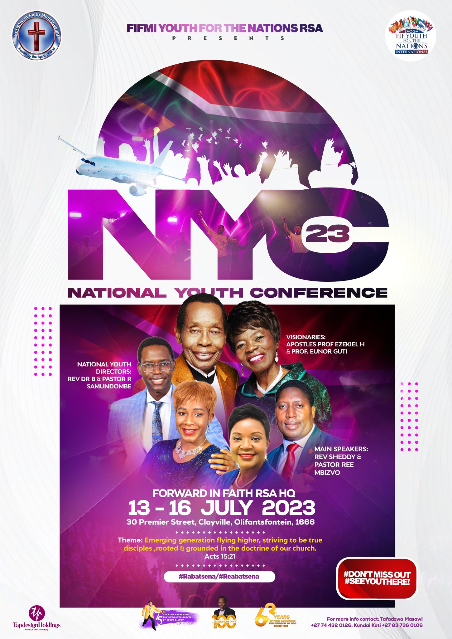 Zaoga Fif Logo Home Talents Conference Apostle A Zinatsa