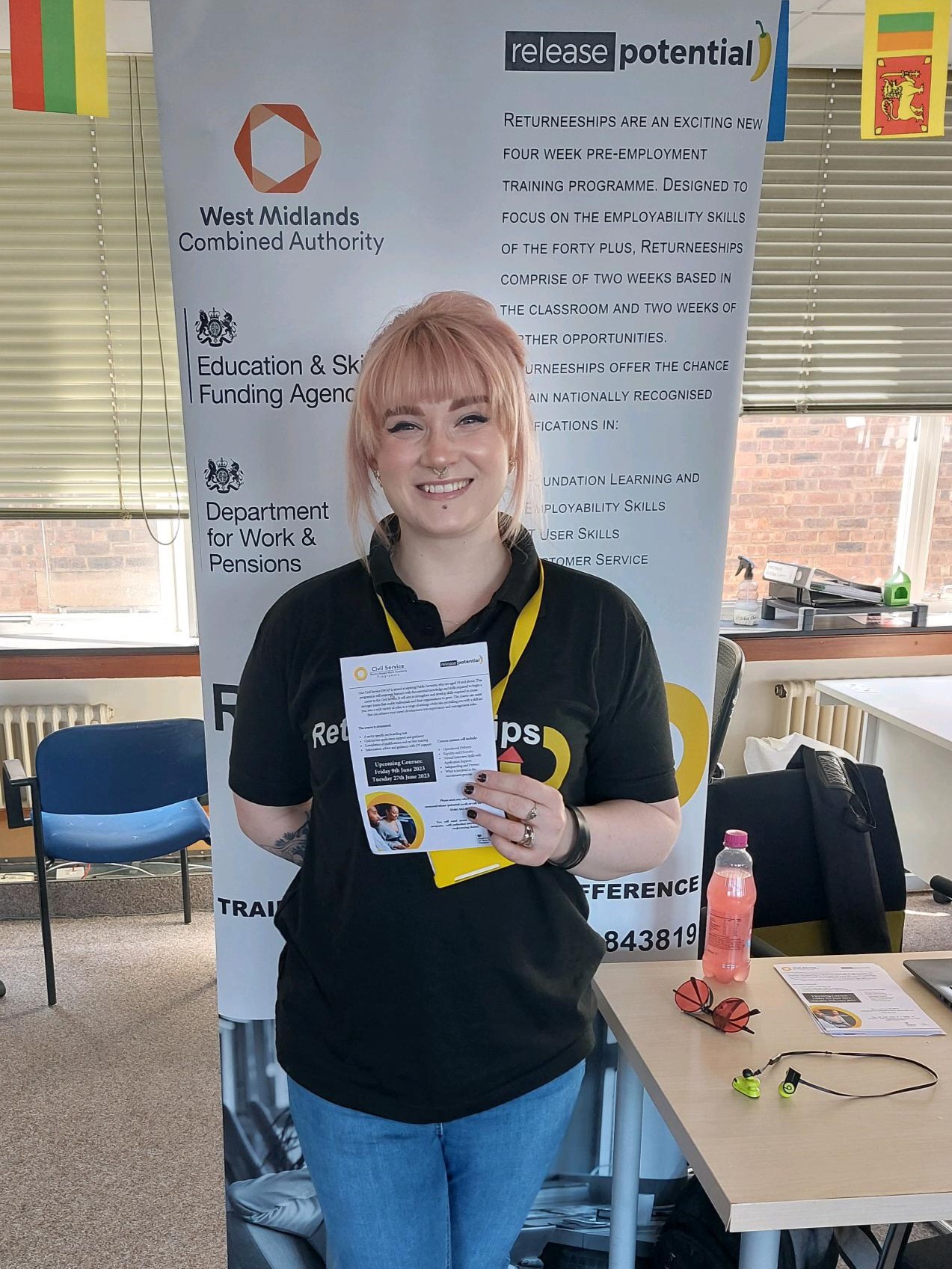 Release Potential on Twitter: "Laura is at the (RMC) Refuge and Migrant Centre jobs fair in ...