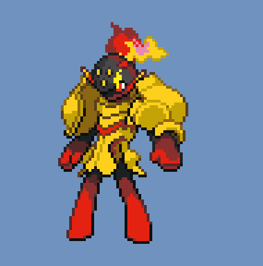Blaziken Back Sprite