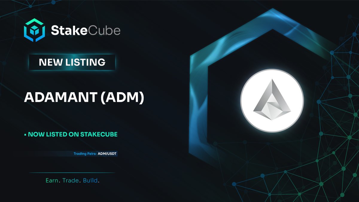 StakeCube on Twitter: "We've listed @adamant_im’s ADM on our platform! Check out their services ...