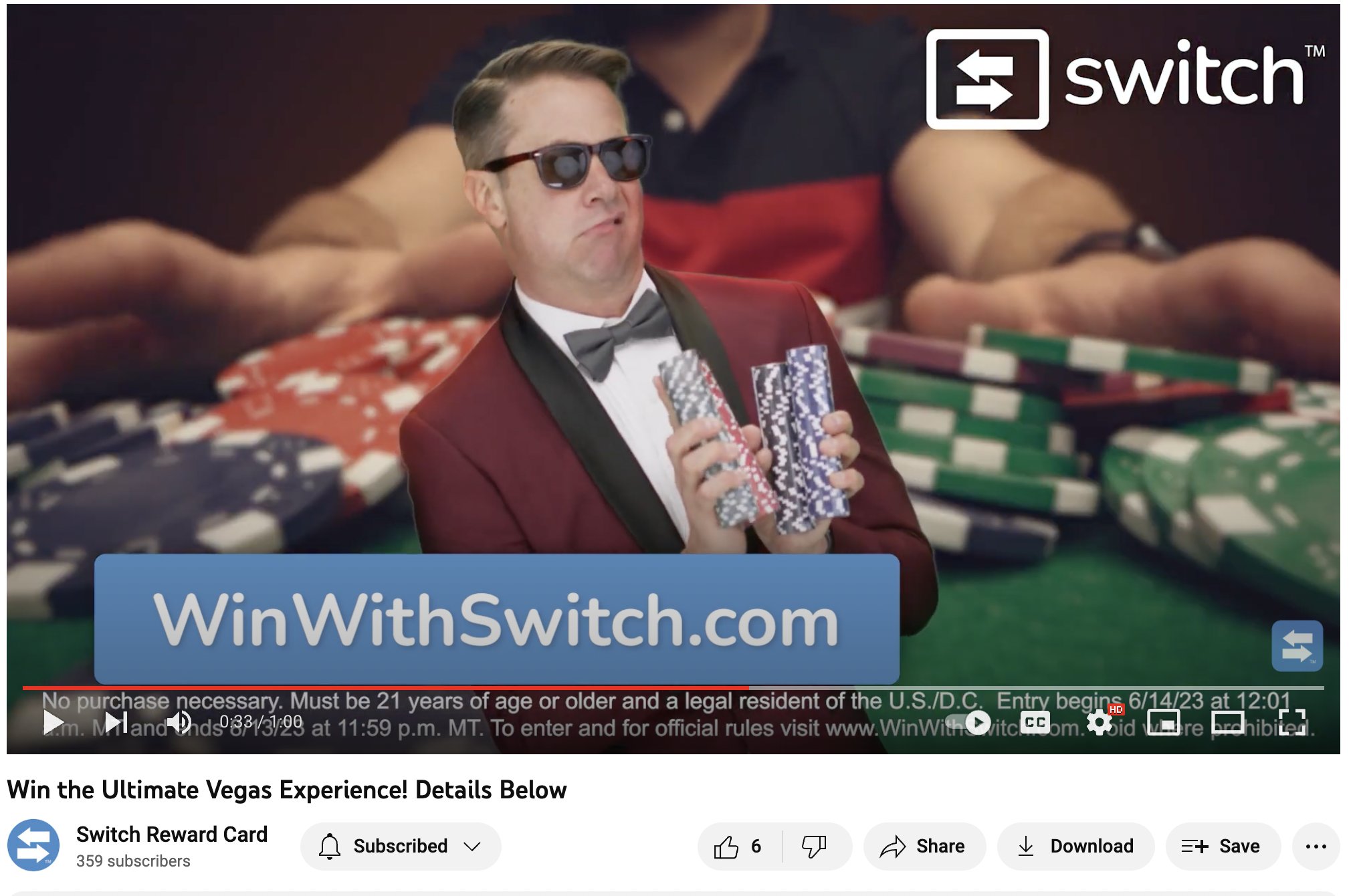 Switch Reward Card on Twitter: "We're giving away a High Roller Weekend in @Vegas! https://t.co ...