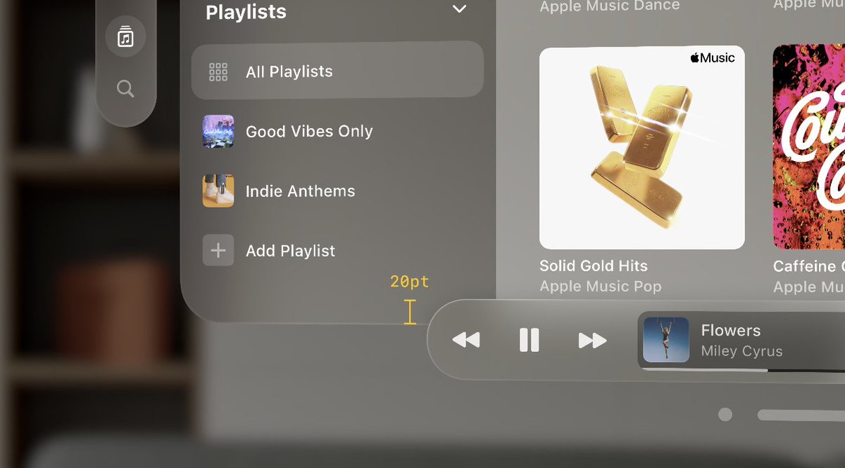 最近看了 WWDC23 的《Design for spatial user interfaces》，主要讲了在 visionOS 中的一些设计原则和细节，不得不说官方视频真的是干货满满，这里我 ...