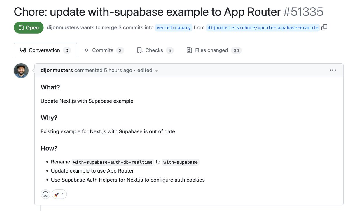 Supabase on Twitter: "RT @saltcod: Building with @supabase and @nextjs? You're about to get a ...