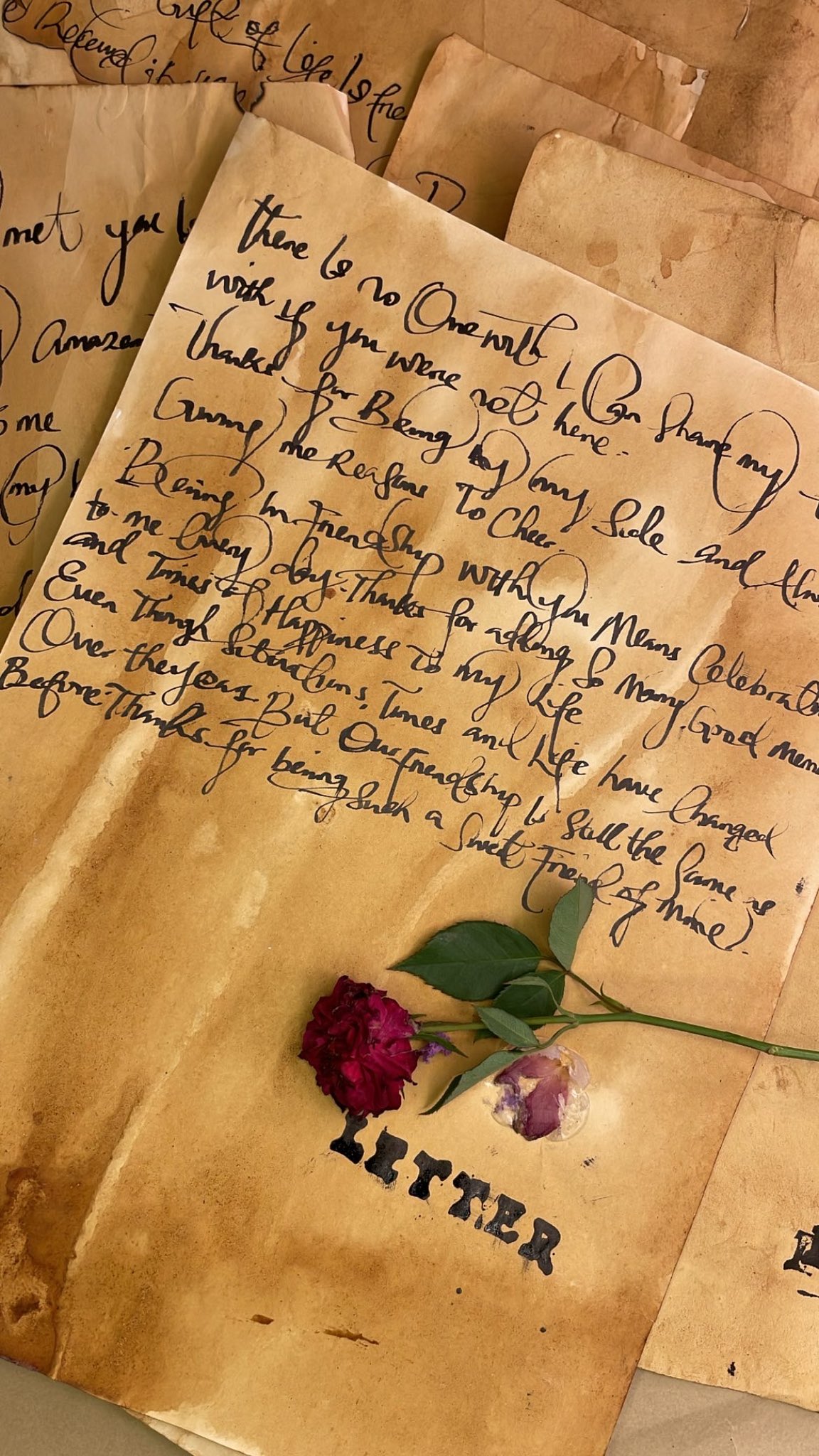 Old Handwritten Love Letters