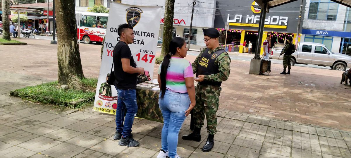 Sexta División del Ejército Nacional on Twitter: "Cada día el @GaulaMilitares #Caquetá se acerca ...
