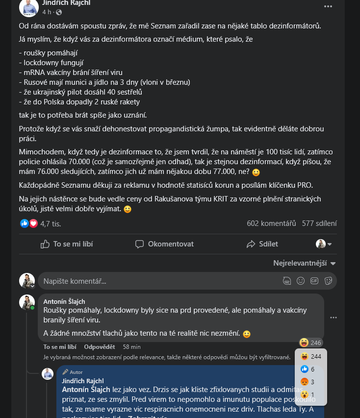 Antonín Šlajch on Twitter: "Člověk se nesmí nechat deterovat. :) Když budete konfrontovat různé ...