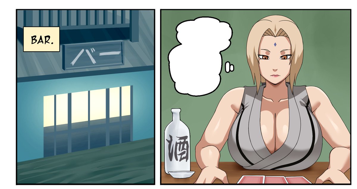 PinkPawg on Twitter: "Tsunade is back and ready for her new comic! we'll post more finished ...