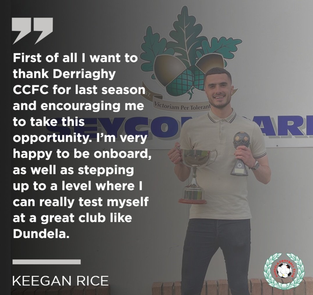Dundela FC on Twitter: "Dundela Football Club can tonight confirm that midfielder Keegan Rice ...