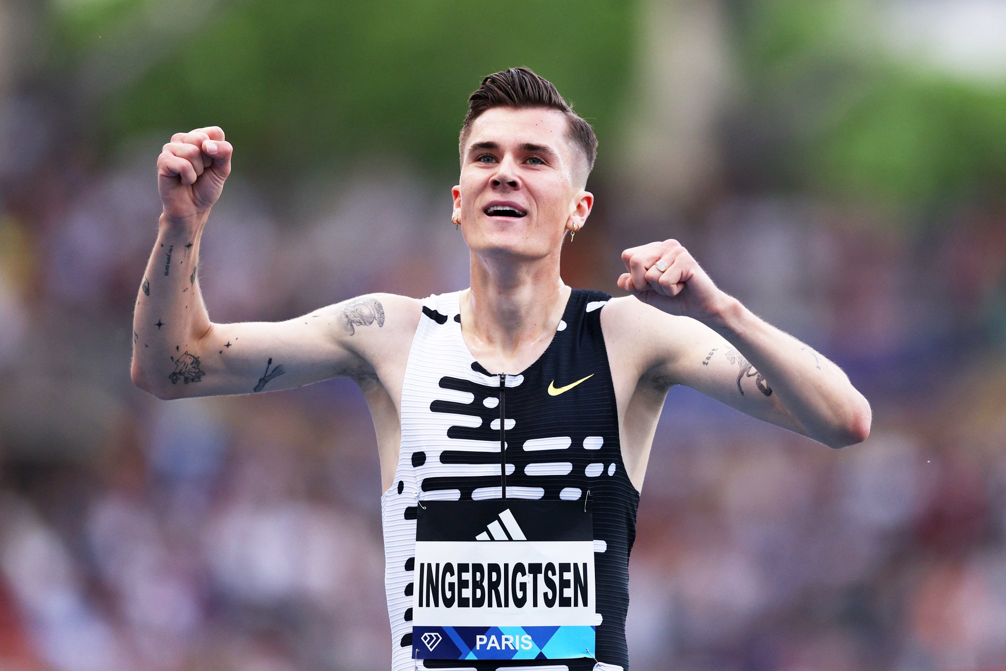 European Athletics on Twitter: "European 1500m record! 🎴 3:27.95 for Jakob Ingebrigtsen at the ...