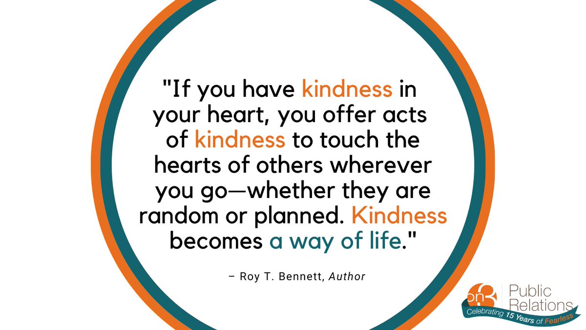 On 3 Public Relations on Twitter: ""If you have kindness in your heart ...