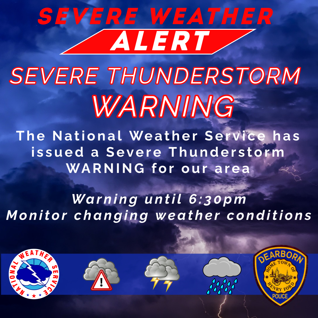 Severe Thunderstorm Warning National Weather Service