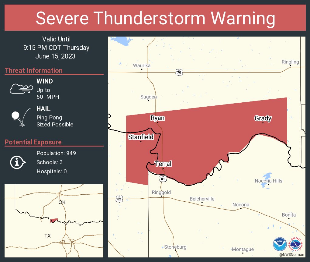 Nws Severe Tstorm On Twitter Severe Thunderstorm Warning Including