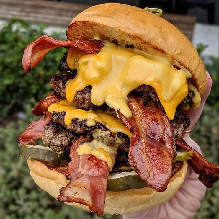 Greasy Bacon Cheeseburger