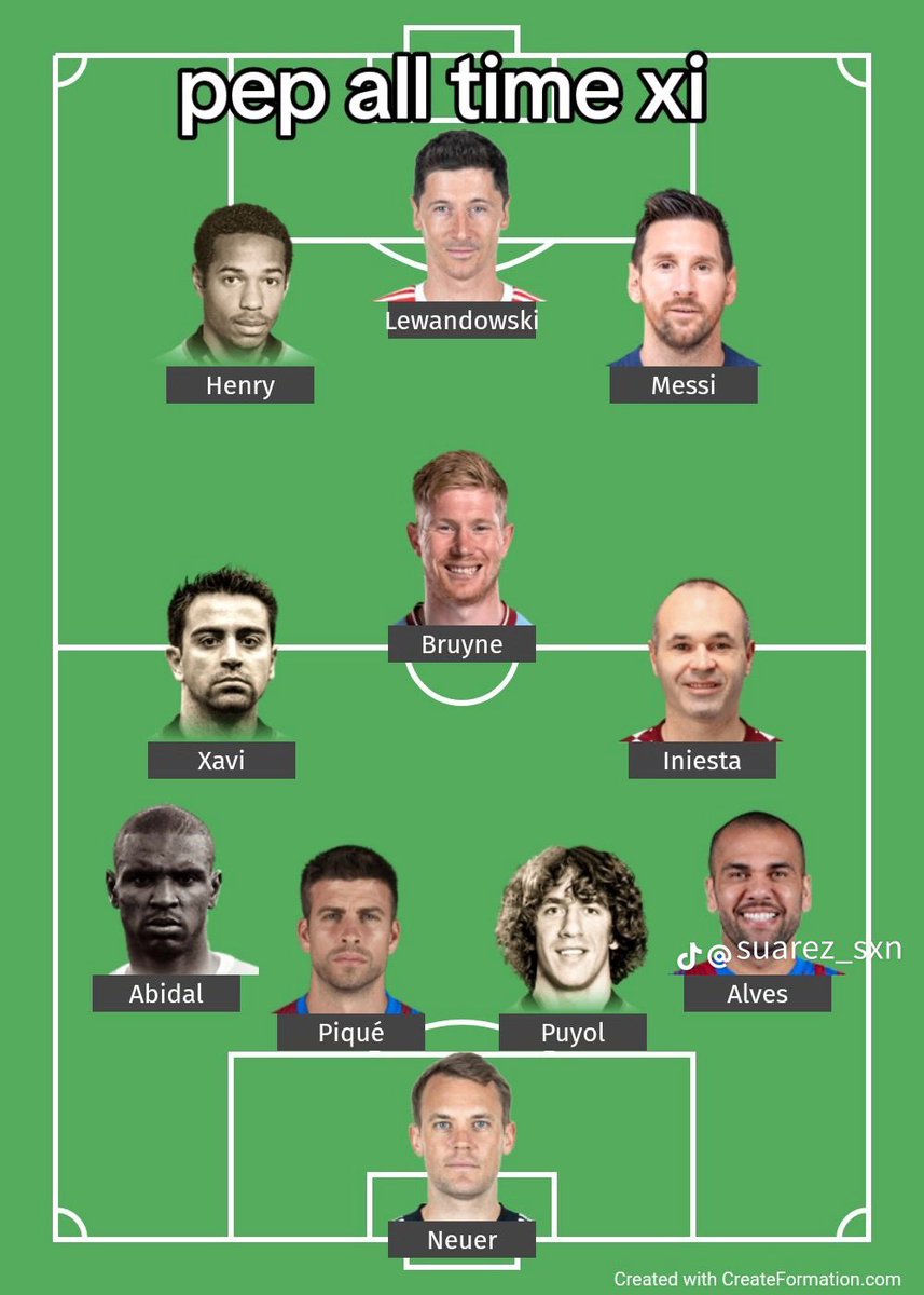 . on Twitter: "Who wins this match? Pep all time XI or Ancelotti all time XI? Imo Pep could take ...