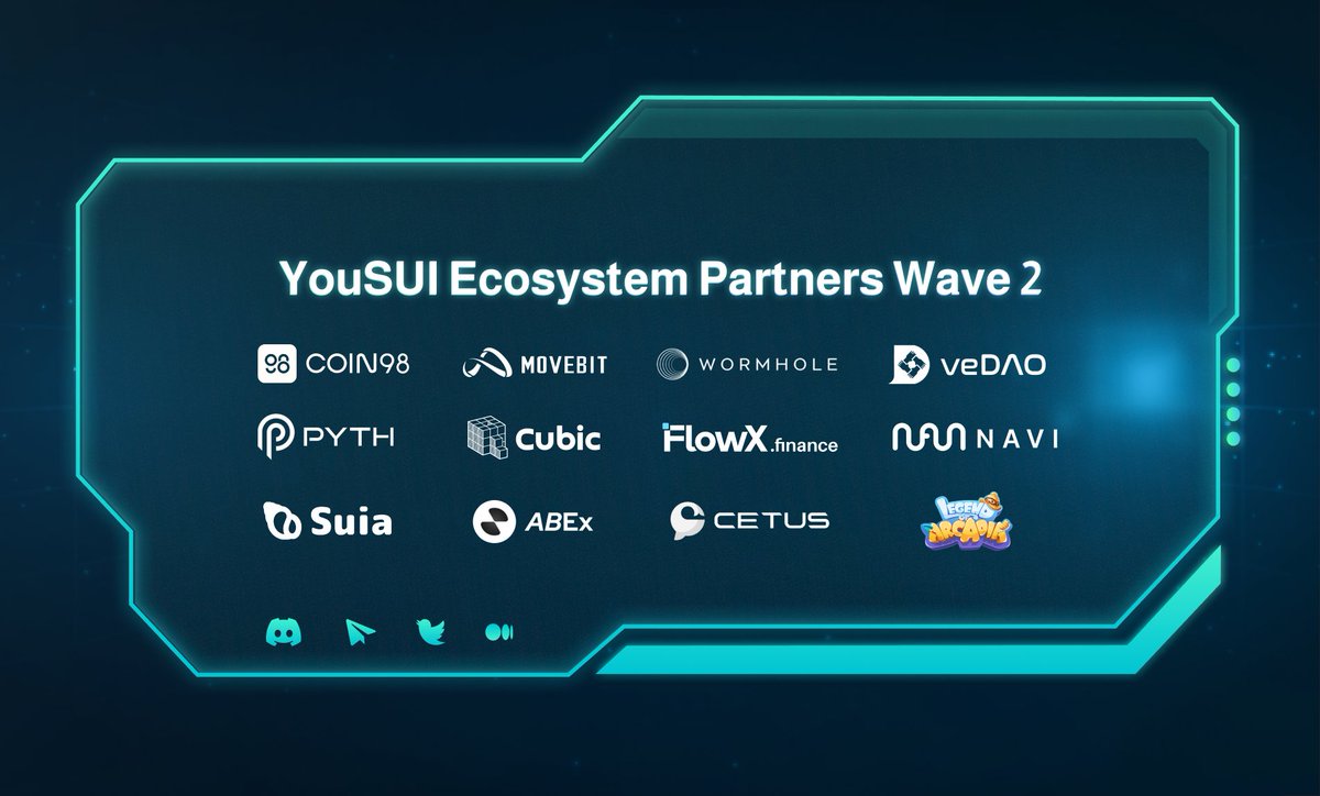 YouSUI on Twitter: "🌈#YouSUI Ecosystem Partners Wave 2🌊Let's make great SUI Ecosystem @coin98 ...