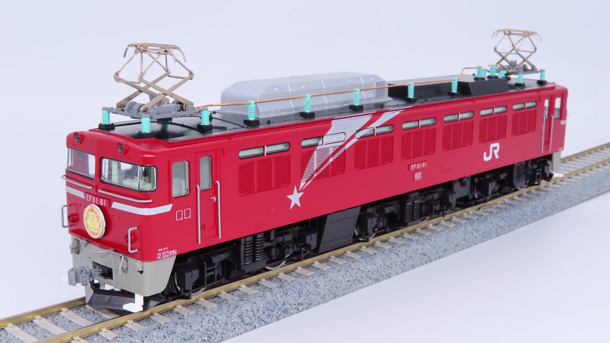 KATO営業部 on Twitter: "【お召機の銀飾り】 (HO)EF81 81 北斗星色、好評発売中です！かつてお召列車牽引機だった81号機は、通常の北斗星色とは異なり各所に銀装飾が施さ ...