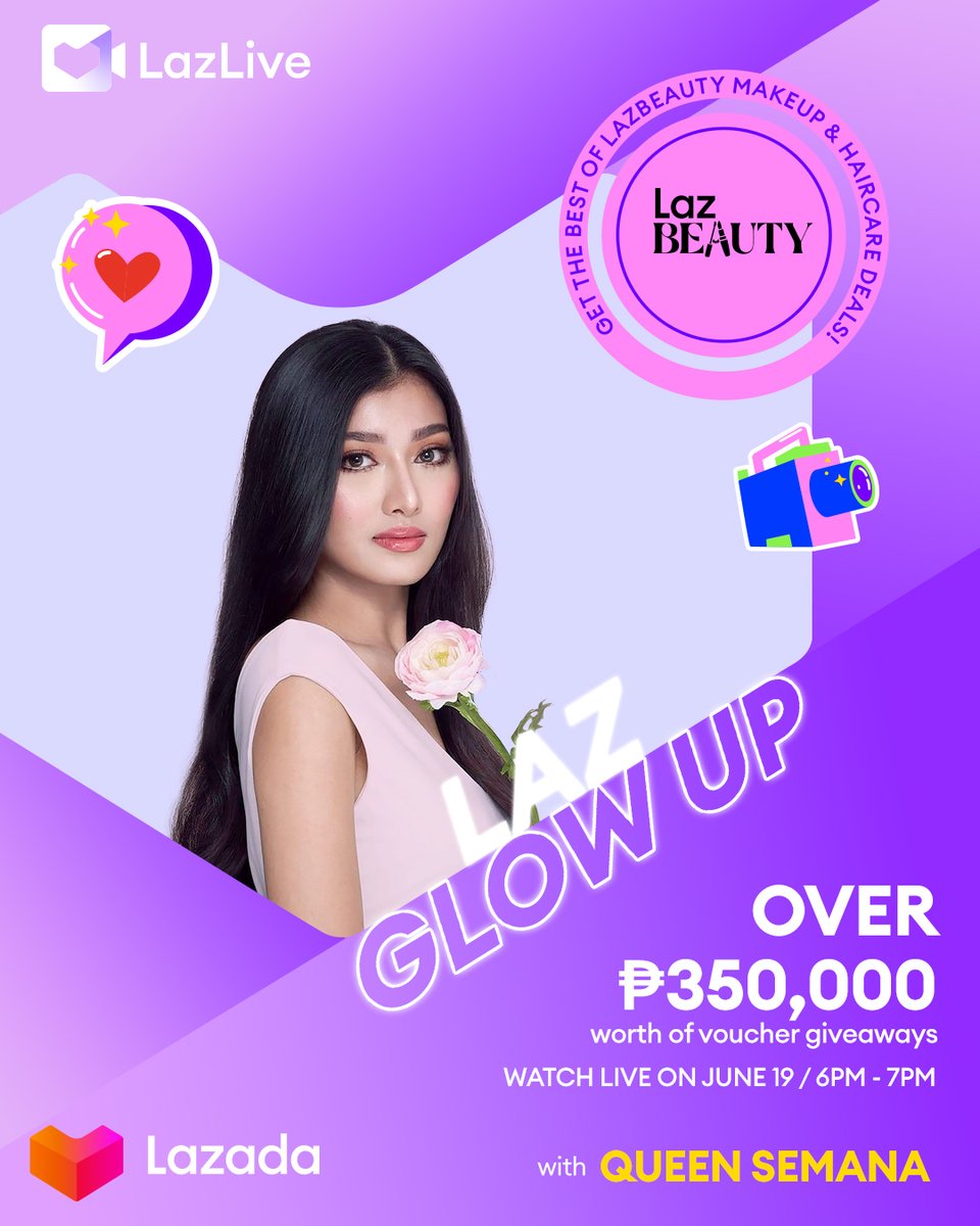 Lazada Philippines on Twitter: "Be your own HMUA with Laz Glow Up! 😍 Watch on LazLive for # ...