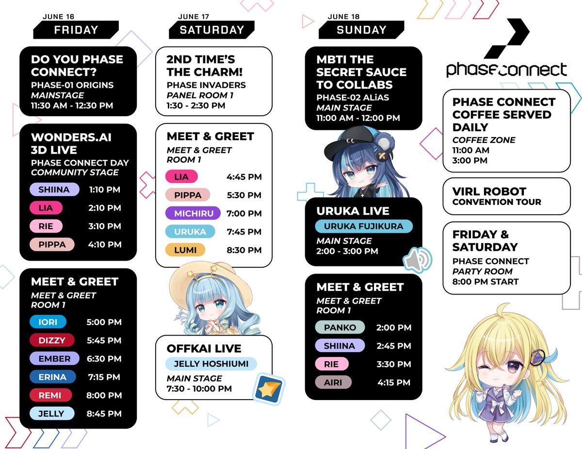 Ember Amane ️‍🔥🐈‍⬛ Phase-Connect on Twitter: "RT @PhaseConnect: 📍OffKai EXPO Gen.2📍 We are super ...