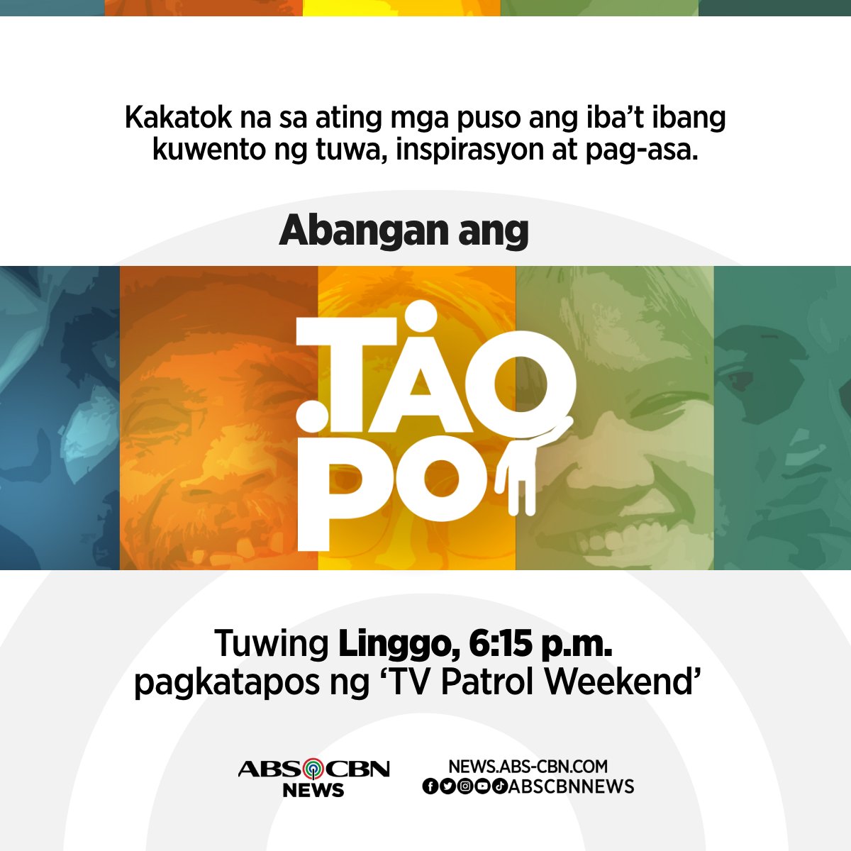 Ariel Rojas on Twitter: "RT @ABSCBNNews: Kapamilya, abangan ang bagong programang handog ng ABS ...