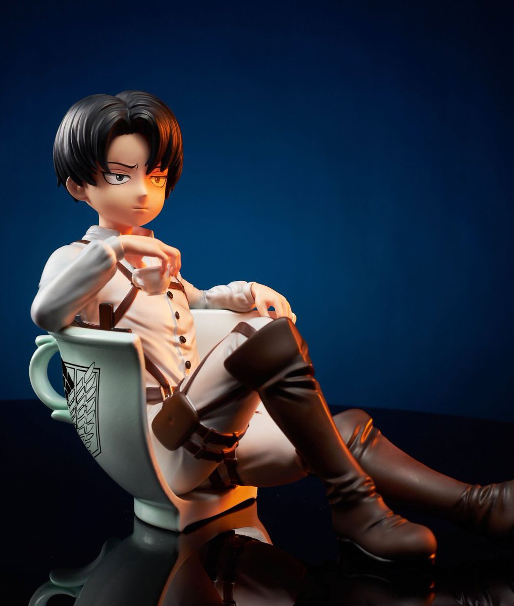 levi content on Twitter: "levi ackerman new adorable statue by big cute studio"