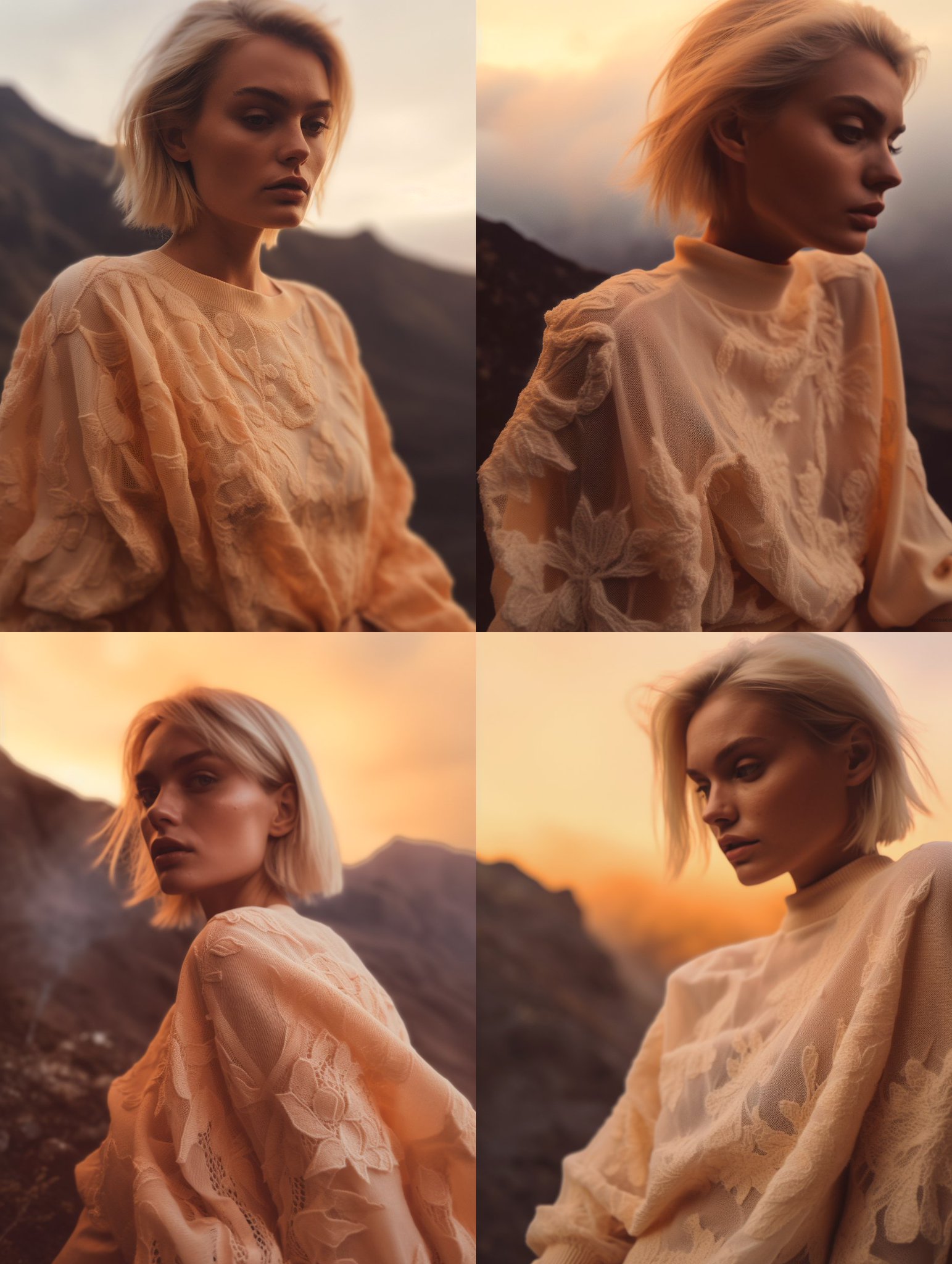 Hanne Van Briel on Twitter: "When adding --iw 2, the sweater remains a sweater with lace on top ...