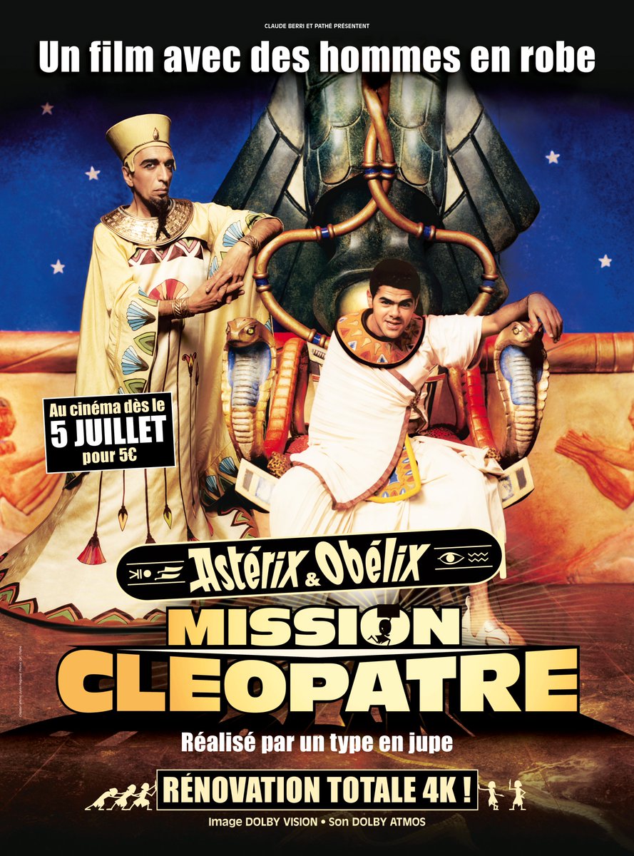 AlloCiné on Twitter: "Les nouvelles affiches de la réédition d'Astérix et Obélix : Mission ...