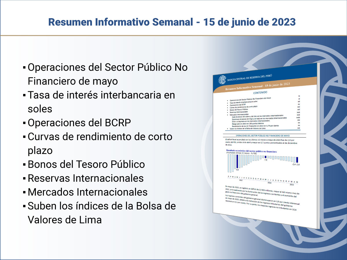 Banco Central de Reserva del Perú - BCRP on Twitter: "#BCRP: Resumen Informativo Semanal - 15 de ...