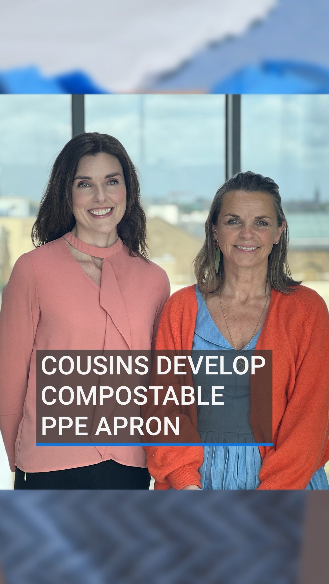 RTÉ News on Twitter: "Two Cork cousins have developed a compostable PPE apron to reduce plastic ...