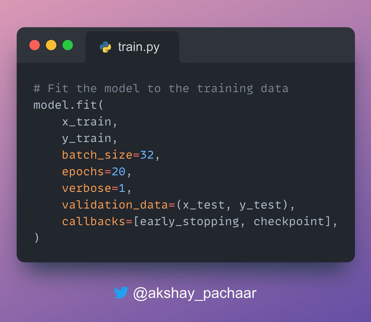 This is all you need to train a typical image classifier using ...