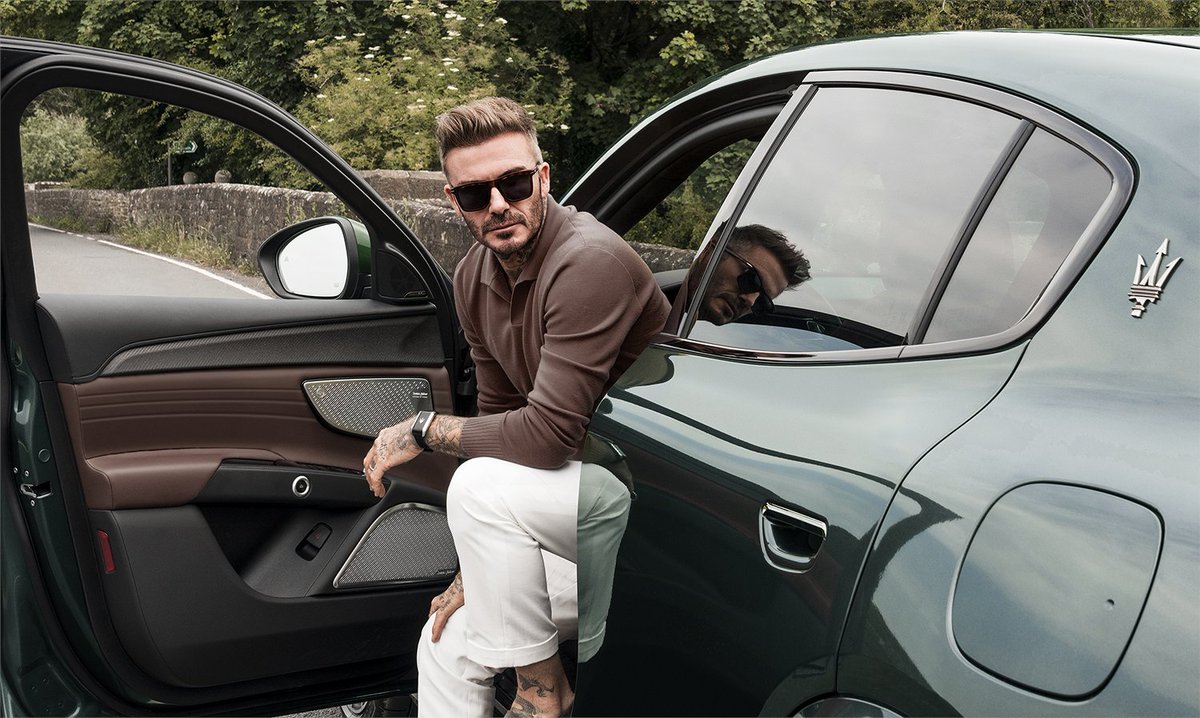 Maserati on Twitter: "Not one but two Fuoriserie Essentials, signed by David Beckham. A built-to ...