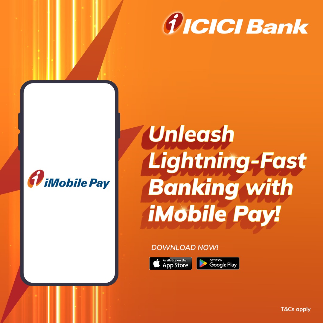 ICICI Bank on Twitter: "Banking with #ICICIBank #iMobilePay app will have you say, “I'm faster ...