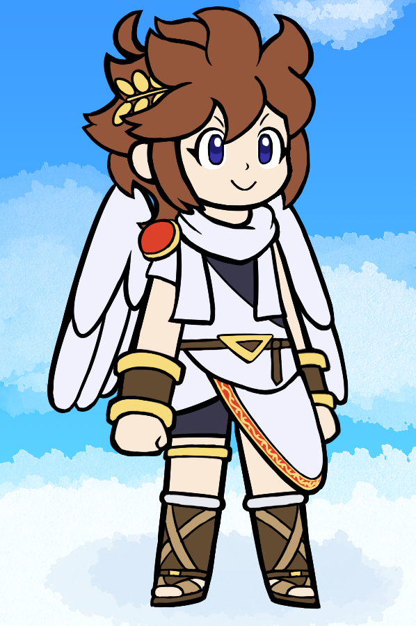 Kid Icarus Pit Drawing