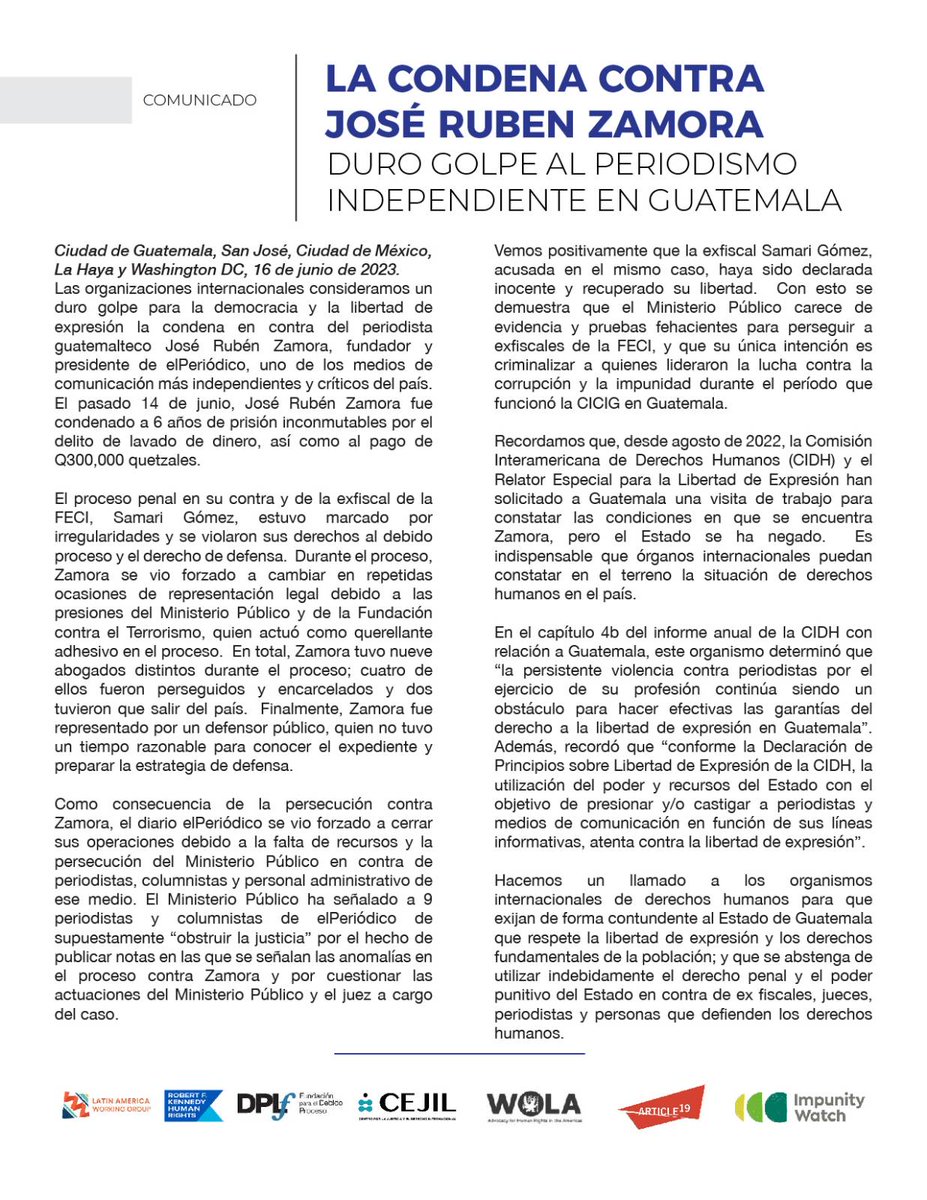 Impunity Watch en Español on Twitter: Impunity Watch en Español on Twitter: