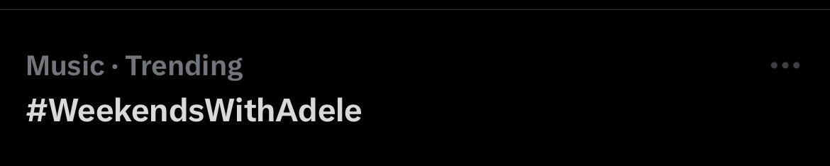WEEKENDS WITH ADELE on Twitter: "#WeekendsWithAdele is trending on Twitter!!♥️ https://t.co ...