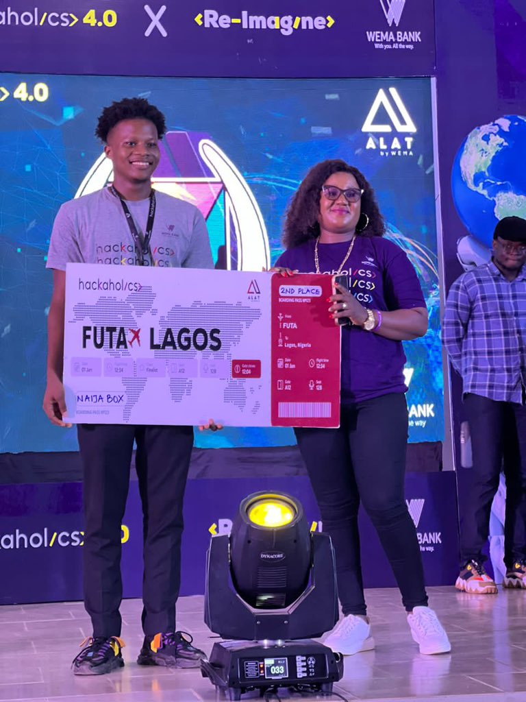 Wema Bank on Twitter: "The 2nd position at FUTA’s Hackaholics 4.0 grand finale goes to TEAM ...