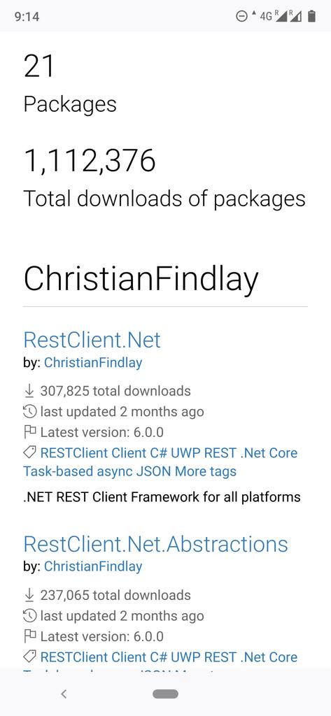 Christian Findlay on Twitter: "Open source doesn't work. 1.1 million downloads of #dotnet ...