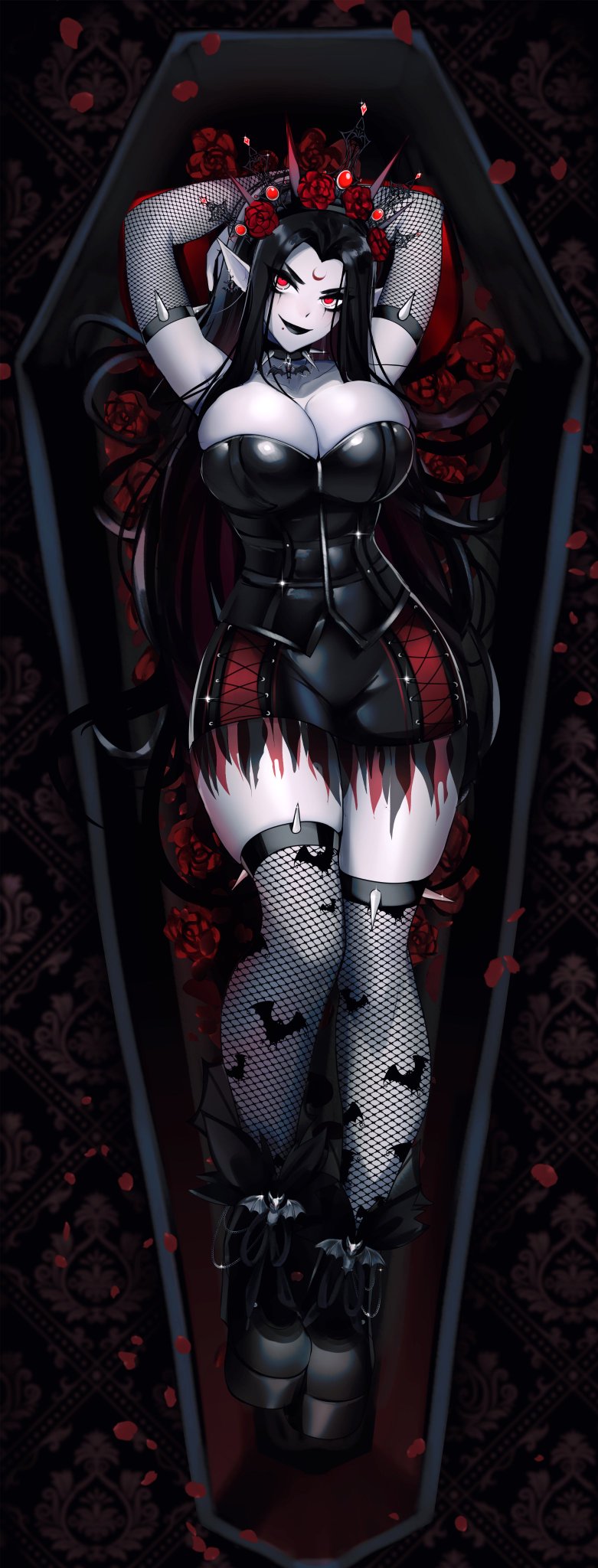 Vampykinz🩸Vampire Vtuber on Twitter: "@LilOValentine As I slumber In my coffin ^,..,^ ️. https ...