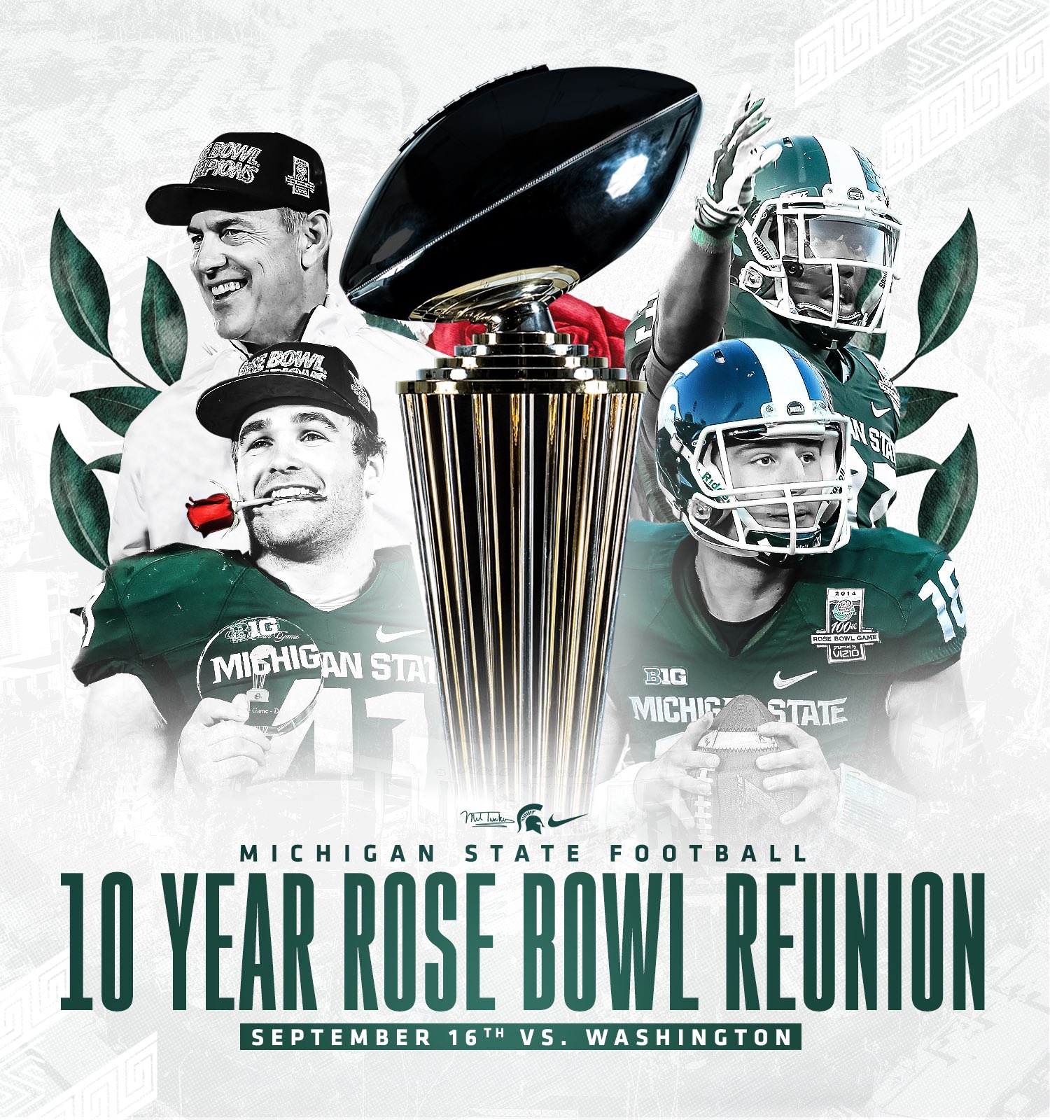 Michigan State Rose Bowl Logo