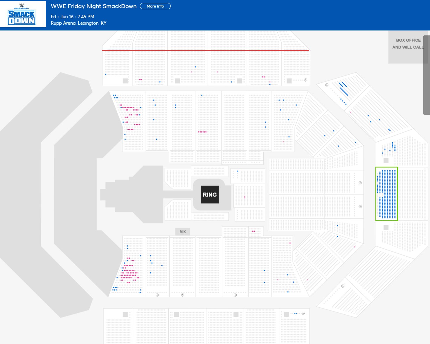 Map Of Rupp Arena Seating