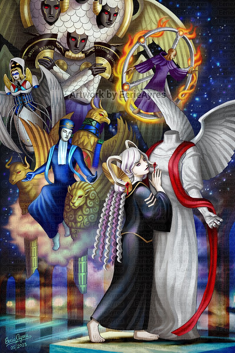 EerieAyres on Twitter: "Fantasy Meets Facsimile My art style study inspired by Kazuma Kaneko ...