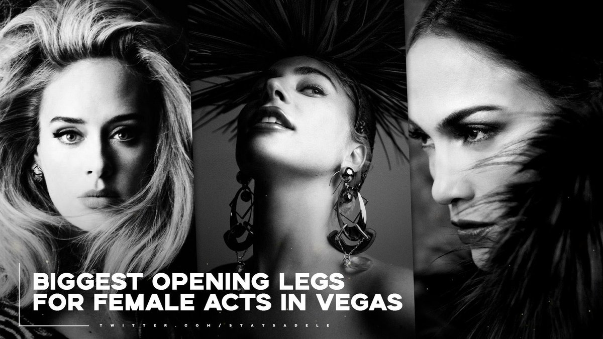 Adele Stats On Twitter Biggest Opening Legs For Female Artists In Las
