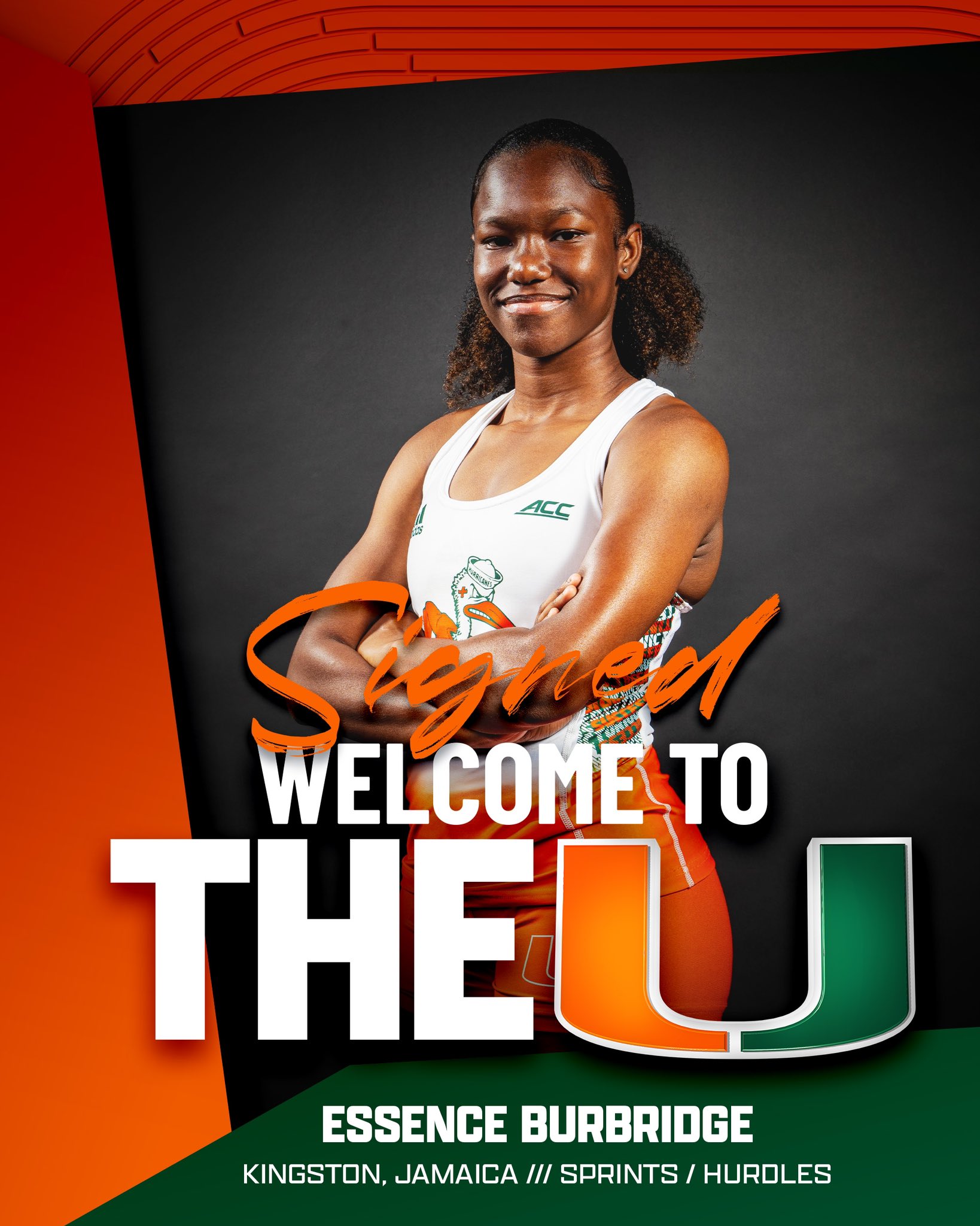 University Of Miami Track And Field Our Outstanding Treasurer Samantha