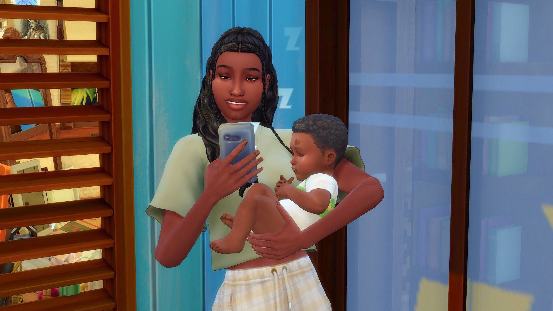 VANILLA ️‍🔥 on Twitter: "Mikkys Parenting Skill LVL 100++🍼 💗 #TheSims4 #ShowUsYourSims #Sims4 ...