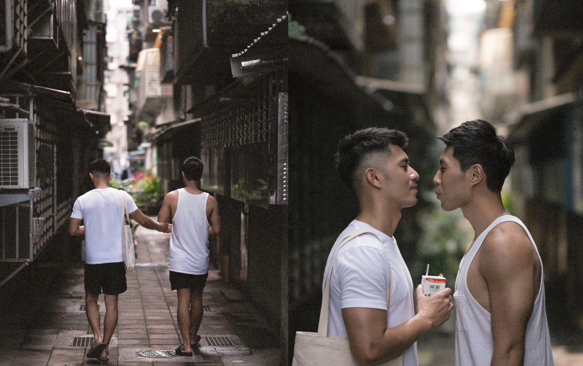 FOREST ALBUM 🏳️‍🌈🇺🇦 on Twitter: "- 『 艋舺 』组照是一对真实的CP｜ “在纷扰的社会里，在动荡的时代，很庆幸有一个人在身边......” 摄影师IG ...