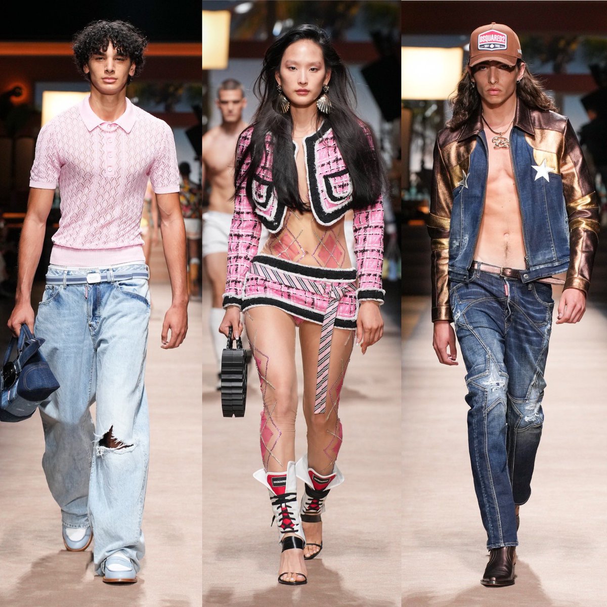 Outlander Magazine on Twitter: "DSQUARED2 SS24 Collection!🖤"