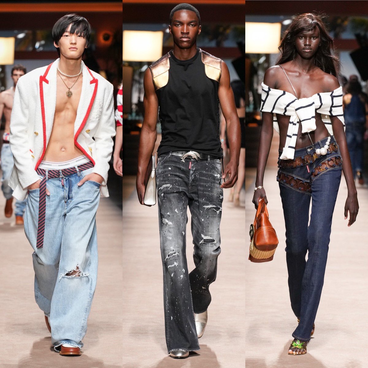 Outlander Magazine on Twitter: "DSQUARED2 SS24 Collection!🖤"