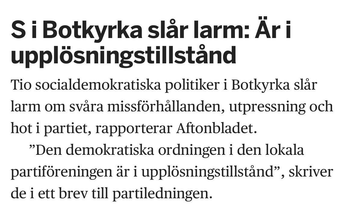 Vad f-n är problemet? on Twitter: "Hur kan detta parti få 38% i opinionsmätningar?"